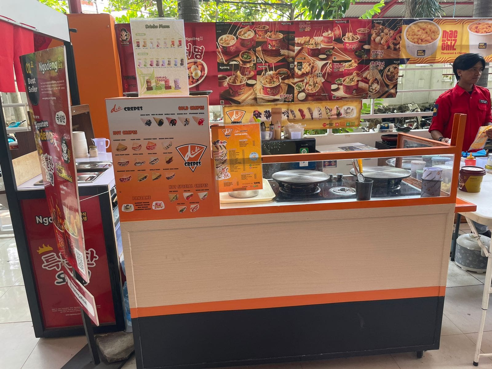 Dik Crepes Telkom University | Kantin Gedung Manterawu