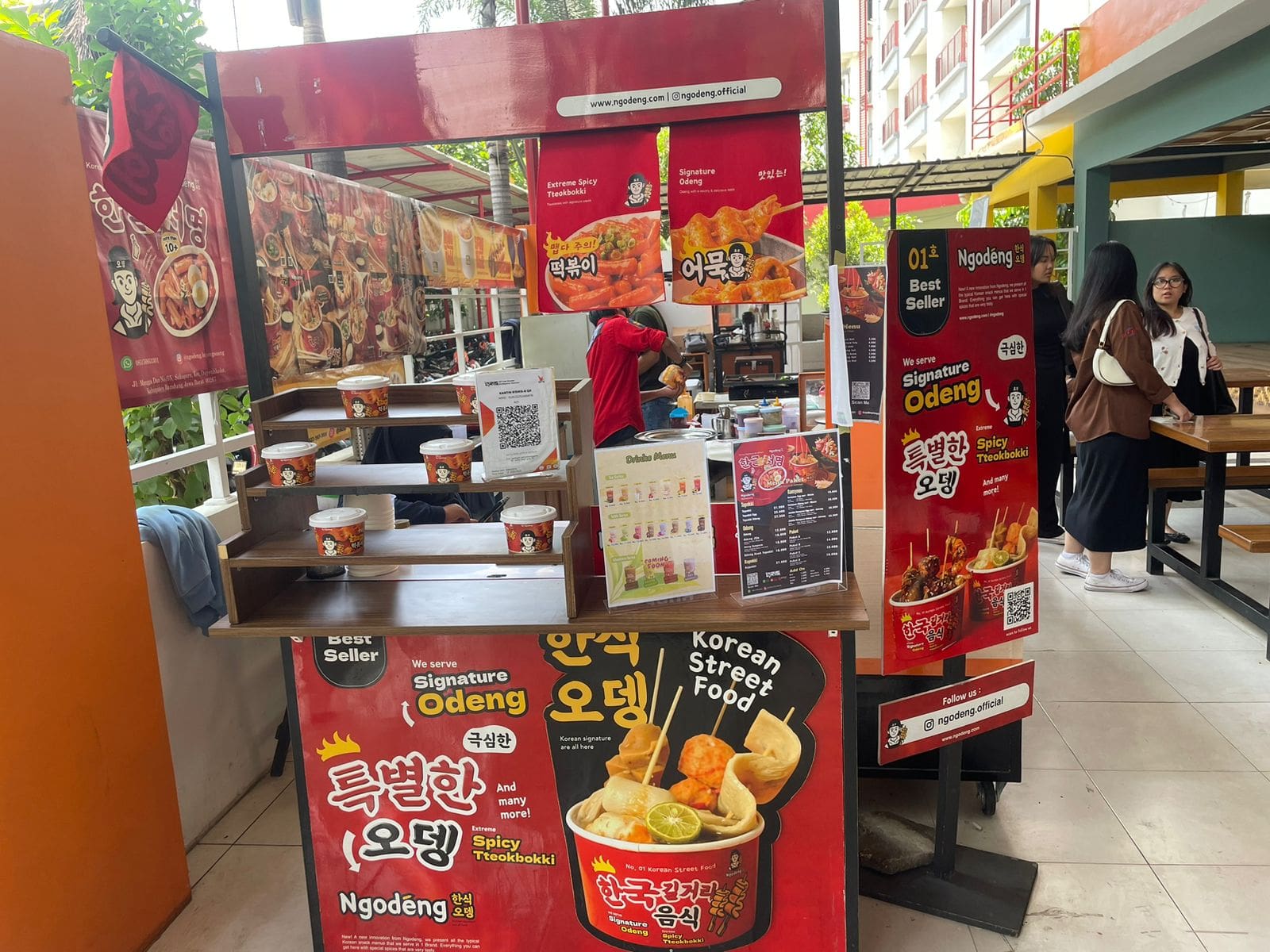 Kedai Ngodeng Telkom University | Kantin Gedung Manterawu